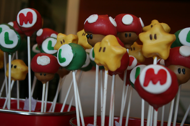 cupcakes by jenna-marie: mario cake pops