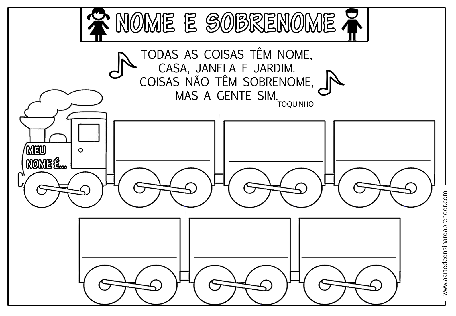 Texto Nome E Sobrenome - EDUCA