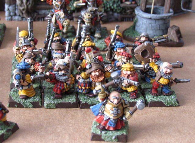WK's Miniature Imperium: Dwarf Army Group Shot