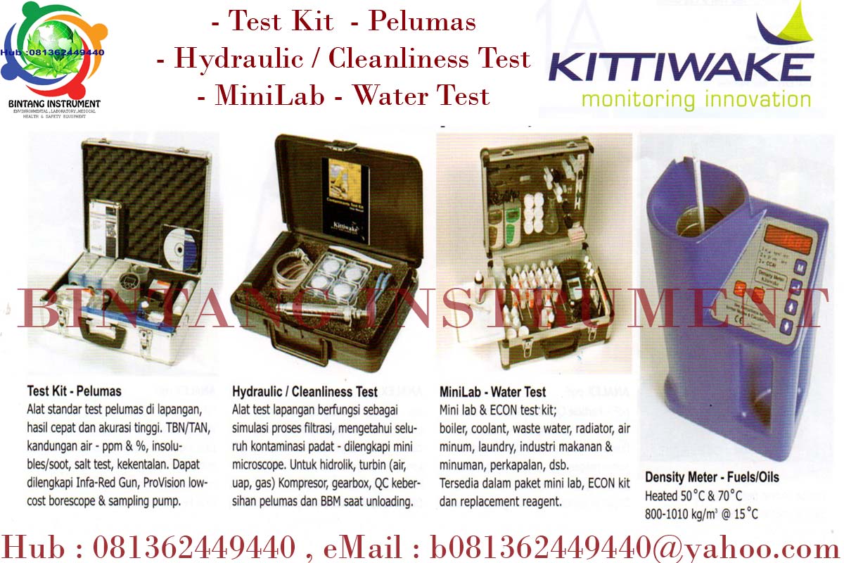 BINTANG INSTRUMENT : 081362449440 Jual Kittiwake Used Oil Analysis On ...