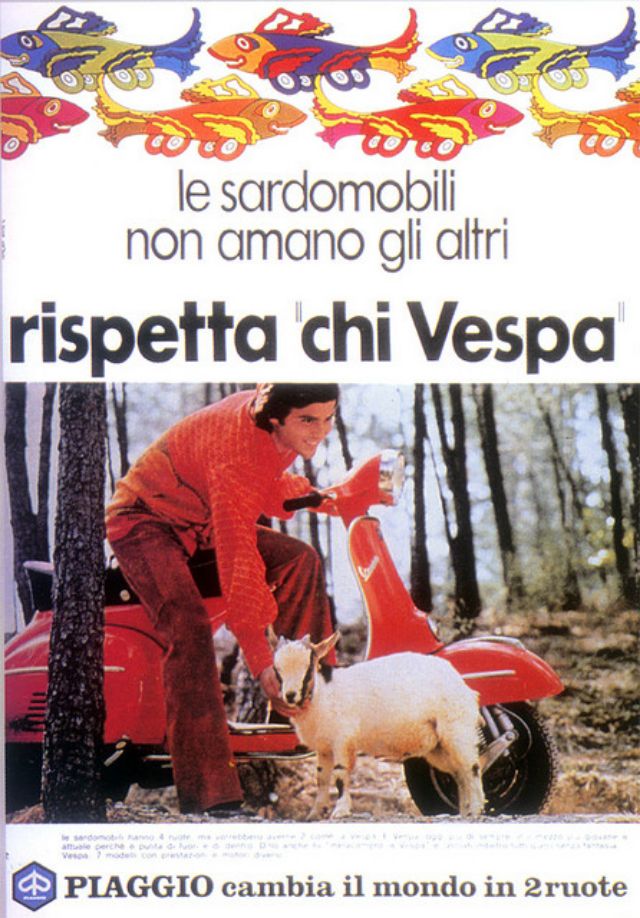 32 Interesting Vintage Vespa Ads Around the World From Between the ...