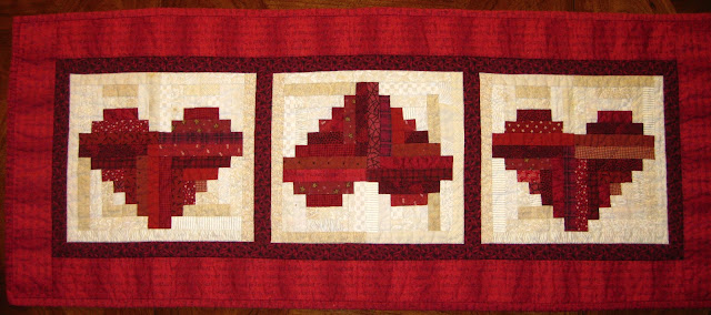 Favorite Quilting Tips and Recipes!: Log Cabin Heart Quilt Pattern