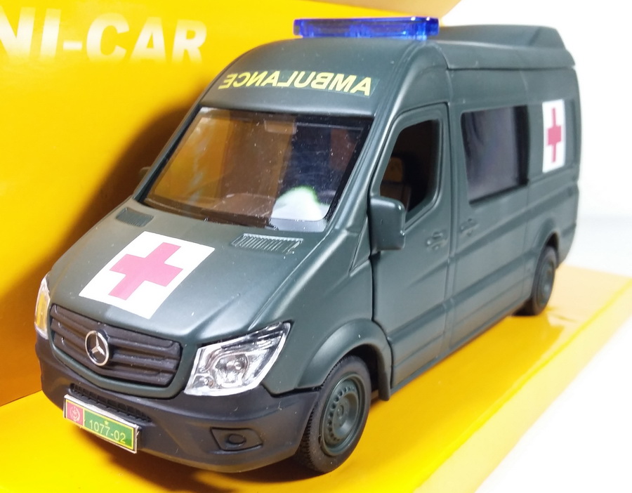 Armia Shop - Diecast & Militaria: Diecast Ambulance TNI AD Mercedez ...
