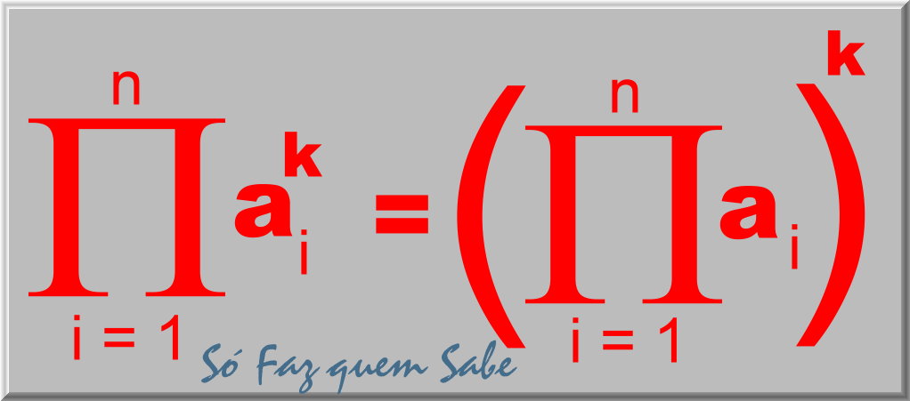 Um símbolo para o Produtório Definido. A notação PI para produtório ...
