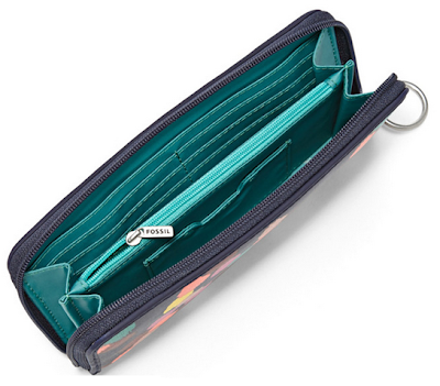 PrettyTreasure2u: Fossil Key-Per Zip Clutch Wallet