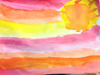 creat[ed]: Fall Birch Tree Art Lesson