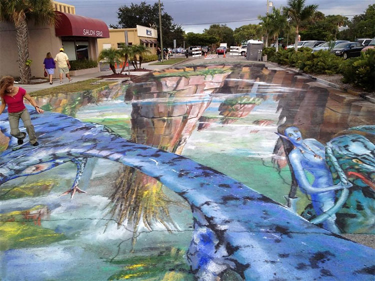 Amazing Art Finds: Amazing and Unique 3D Sidewalk Chalk Art