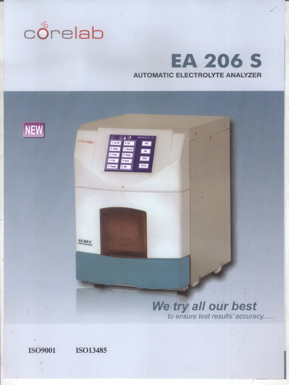 PAKET LABORATORUIM & KLINIK: JUAL ELEKTROLIT ANALYZER 7 PARAMETER MURAH