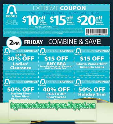 Free Promo Codes and Coupons 2023: Bealls Coupons