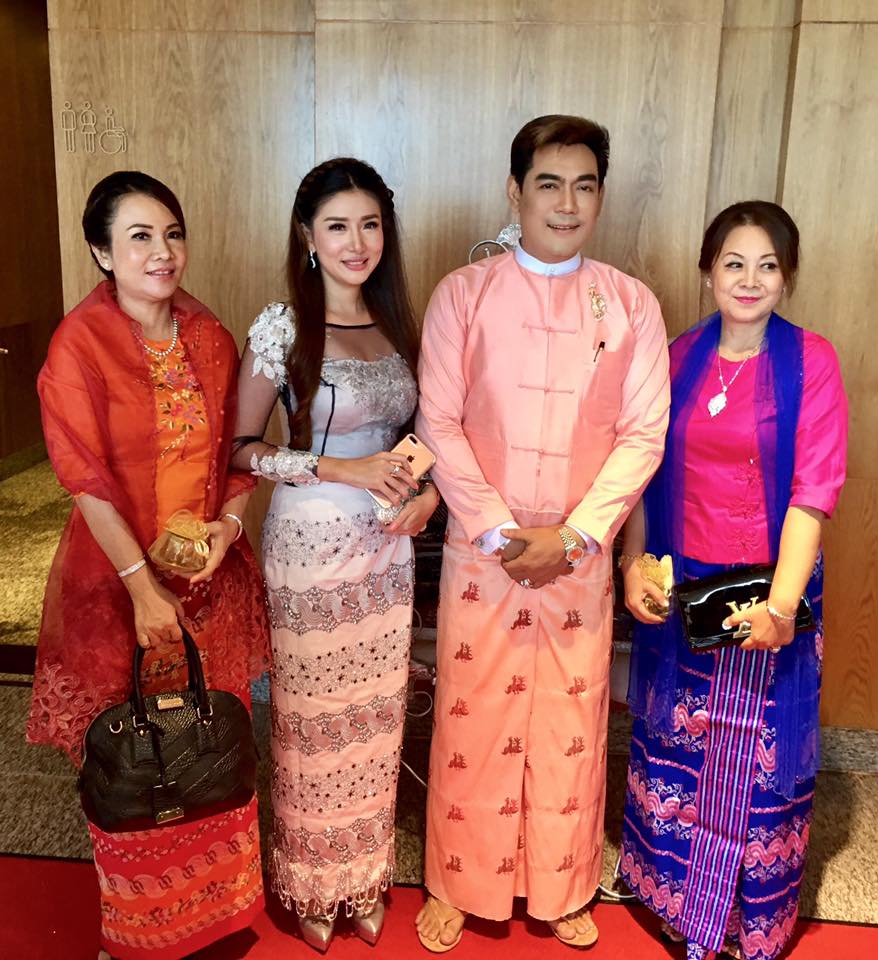 Yan Aung Attends Wedding Ceremony of Moe Yu San and Swan Thu Moe