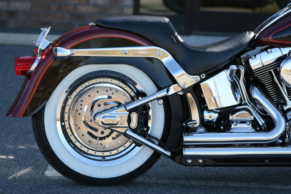 biker excalibur II: Fat Boy 2002 by southeast custom cycles