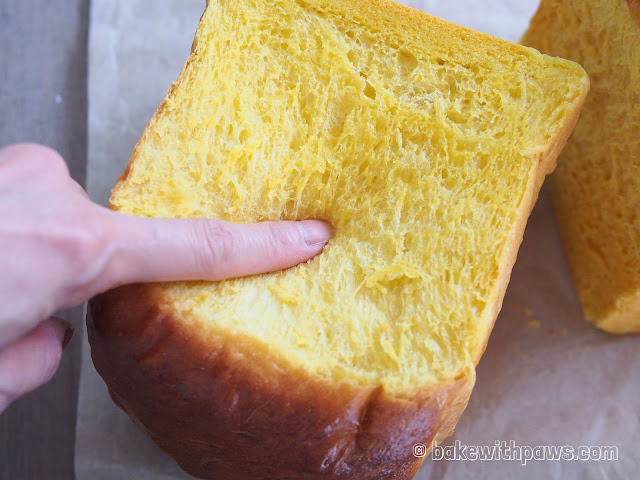 Pumpkin Loaf (Straight Dough Method) - BAKE WITH PAWS