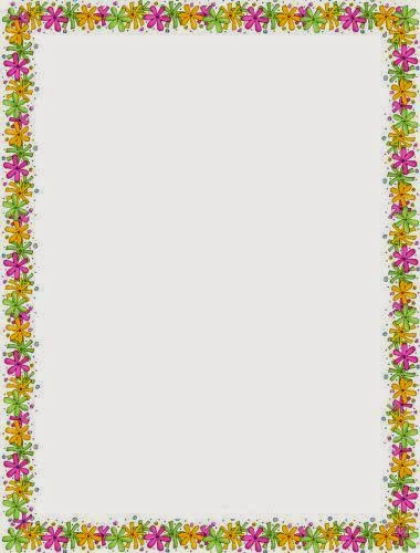 Nice Flowers Free Printable Frames or Cards. - Oh My Fiesta! in english