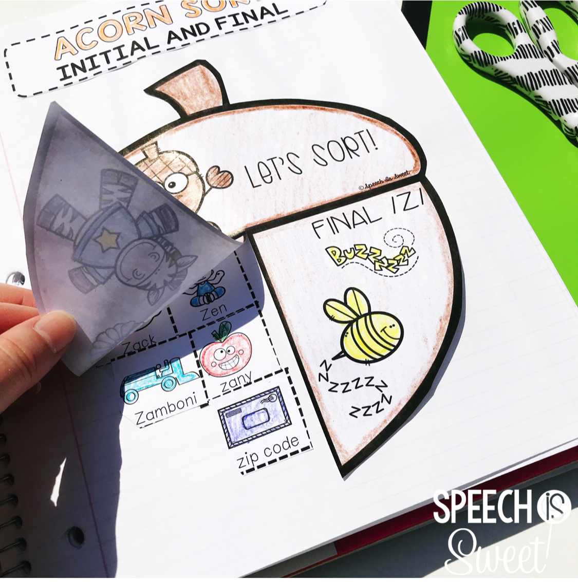 Fall Interactive Articulation Notebooks - Speech is Sweet