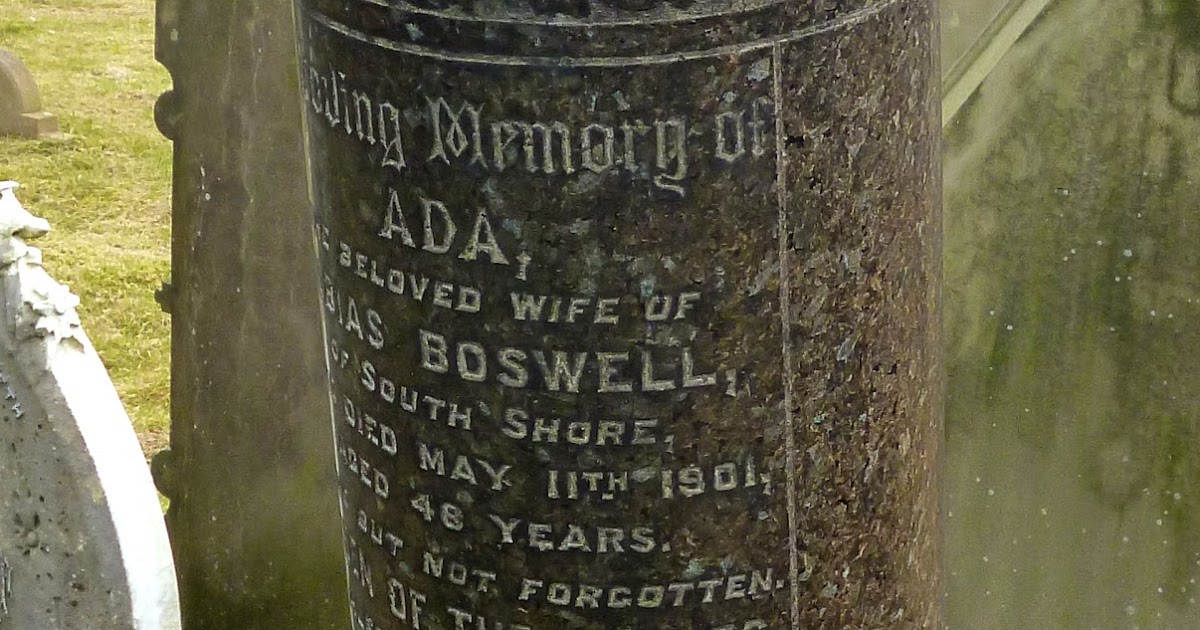 Dr Tony Shaw: Ada Boswell, Layton Cemetery, Blackpool #6