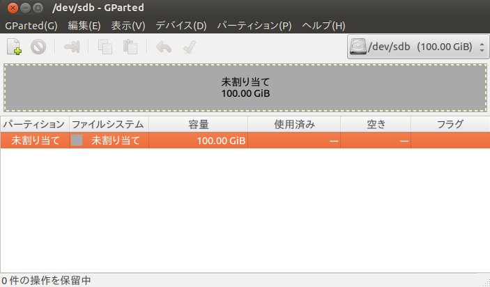 Ubuntu Gparted その6 パーティションテーブルを作成する Kledgeb