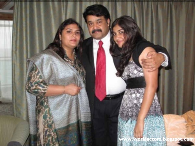 Rare and Unseen Pictures of Mohanlal and family Cute Picture Gallery ...