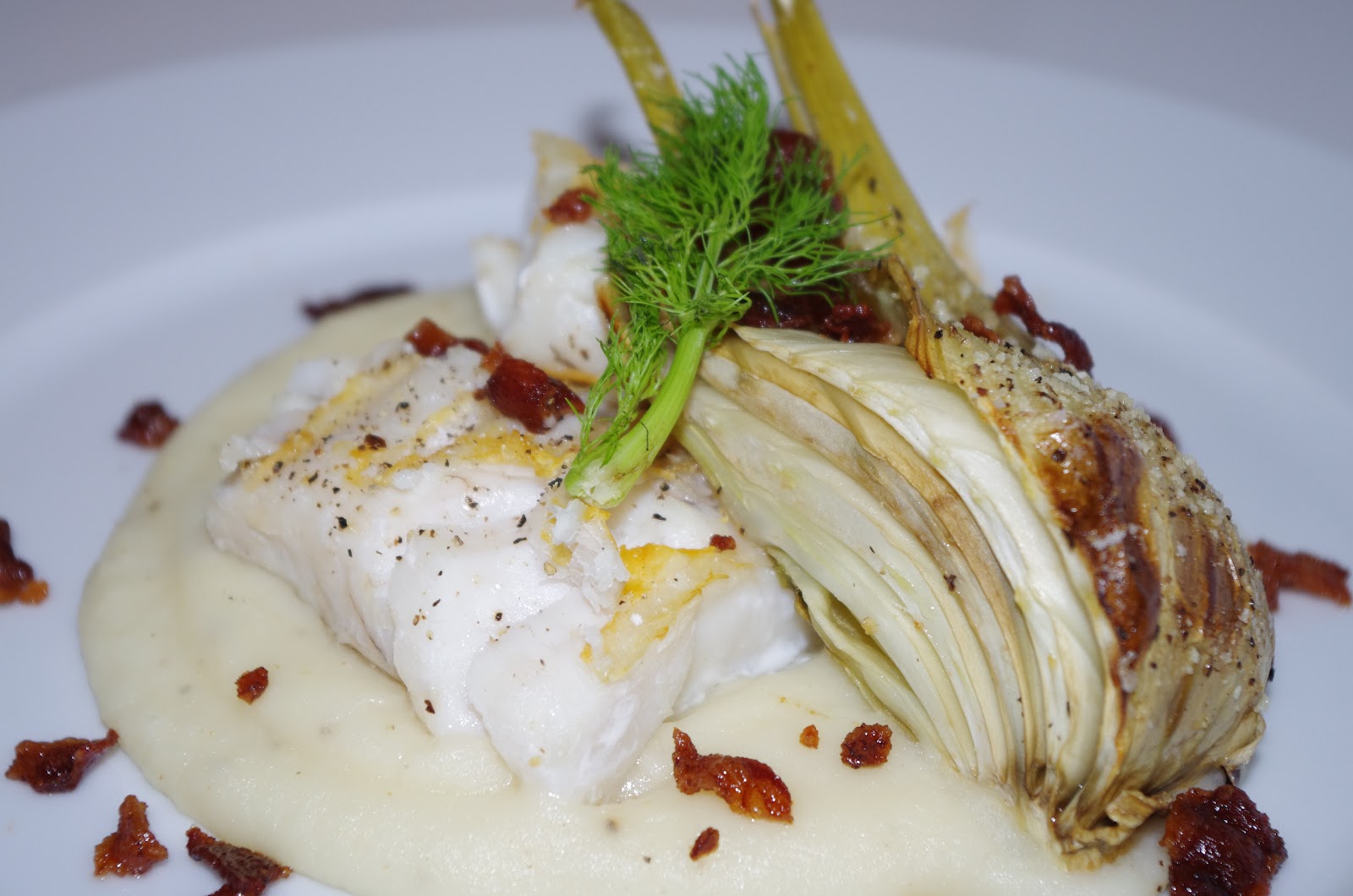 Annes kokebok!: Stekt torsk med selleri og potetpuré, ovnsbakt fennikel ...