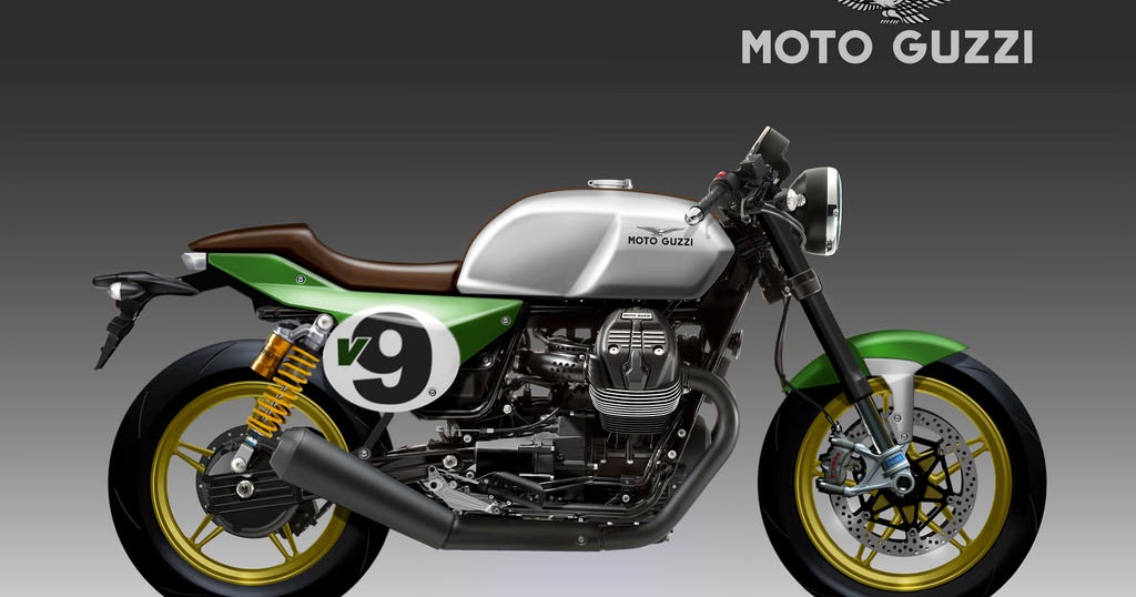 Racing Cafè: Design Corner - Moto Guzzi V9 Italian Racer by Oberdan Bezzi