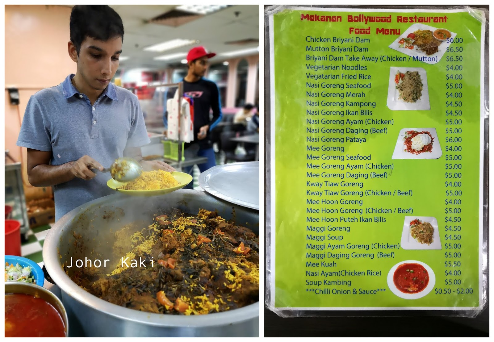 Makanan Bollywood Dum Briyani in Funan Mall Singapore |Tony Johor Kaki ...