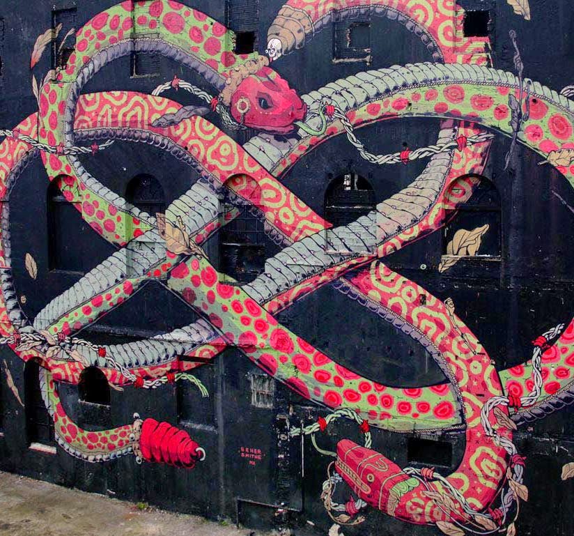 Smithe & Seher unveil a new collaborative mural in Barcelona, Spain ...