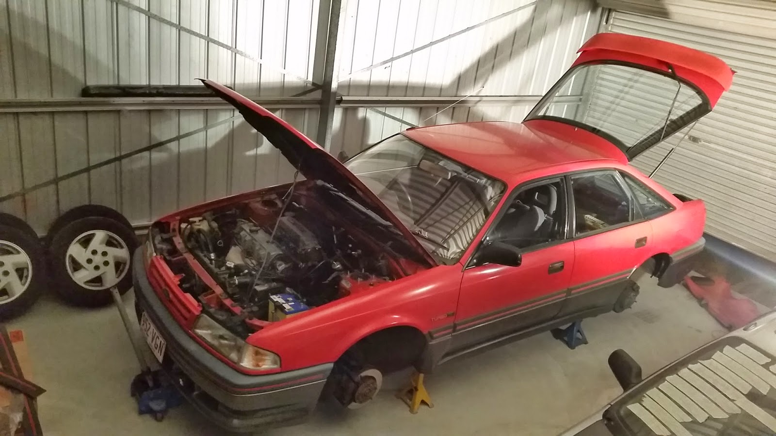 TX5 Turbo - The Telstar Journey: Ksport Coilover installation