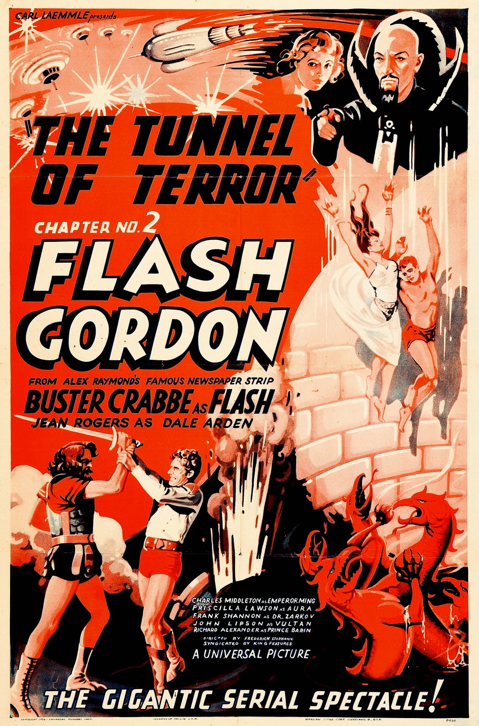 MI ENCICLOPEDIA DE CINE: 1936 - Flash Gordon Carteles y Lobby Card