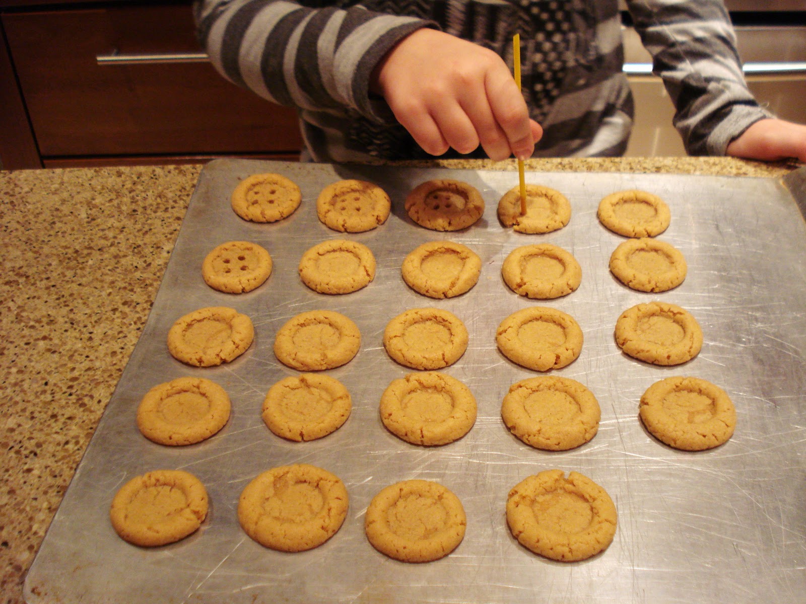 Rachael Ann: Peanut Butter Button Cookies