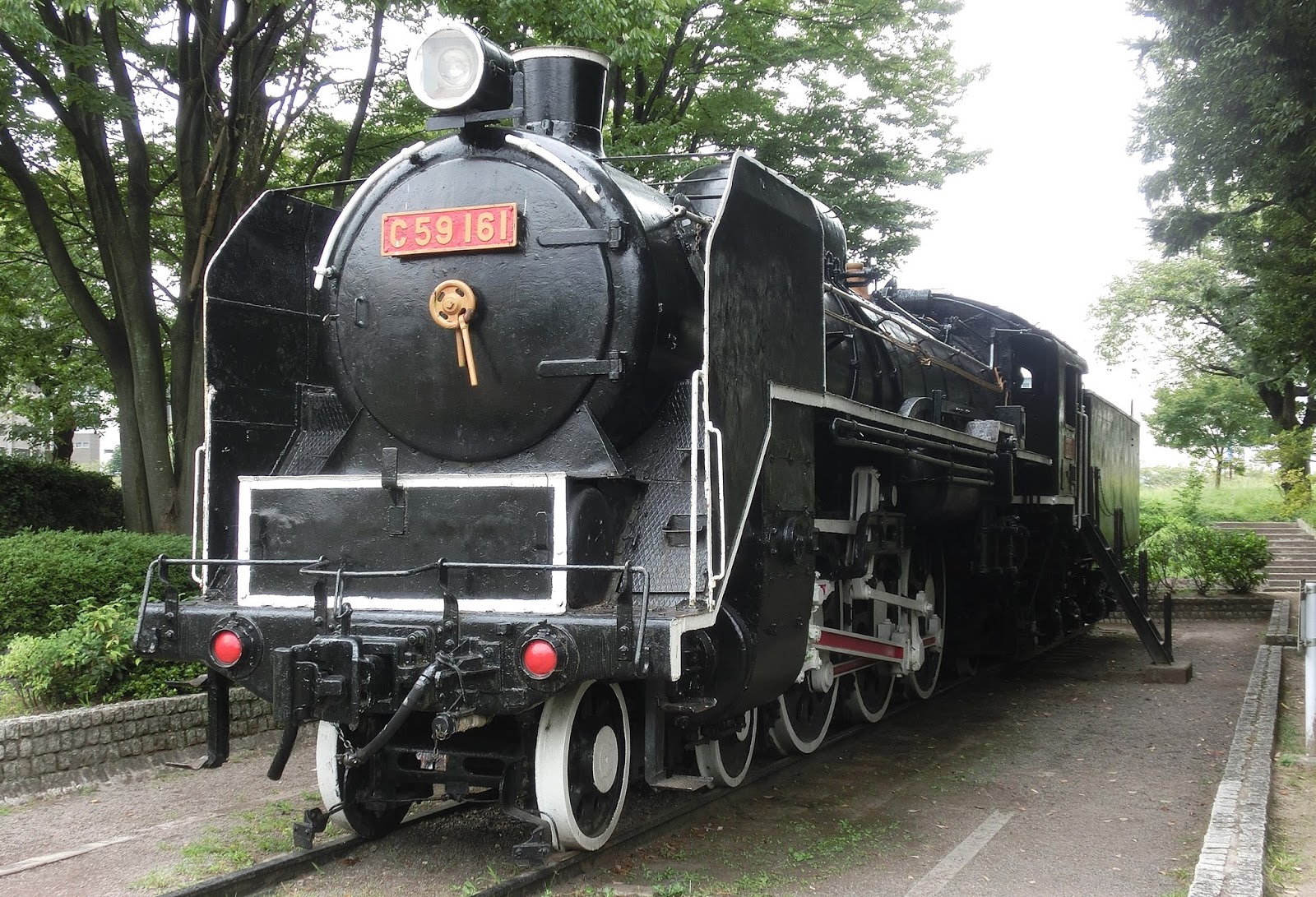 つばめ・ミュージアム新本館: C59 161号機をしっかり眺めてみましょう！