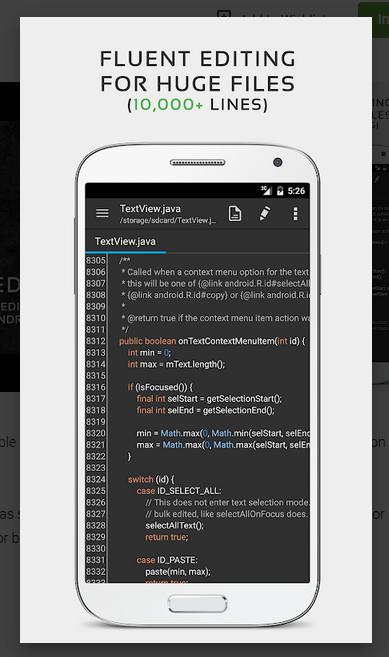 10 Aplikasi Code Editor di Android - Warung Internet