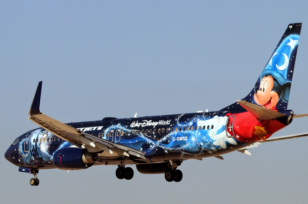 Aero Pacific Flightlines: Westjet 737-8CT C-GWSZ "Magic Plane"