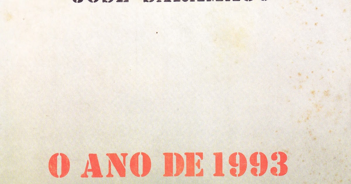 CAIS DO OLHAR: O ANO DE 1993