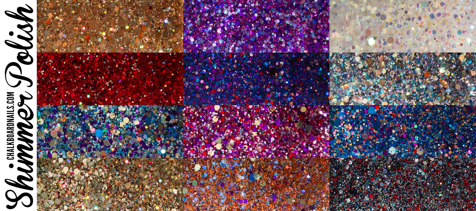 Shimmer Swatch Spam Saturday! | Chalkboard Nails | Phoenix, Arizona ...