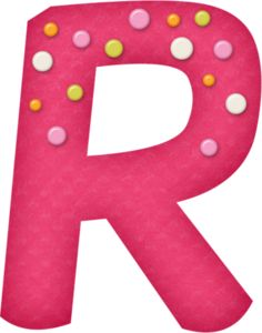 Alfabeto Rosa con Círculos de Colores. - Oh my Alfabetos!