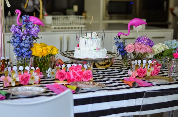Swan (Hollywood Regency Inspired) Birthday Party - Mimosa Lane