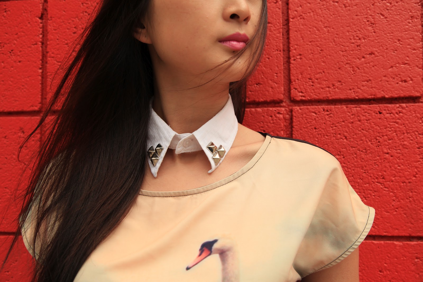 Faux Leather skirt and DIY leg chain | -Sanctuary-