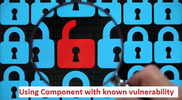 OWASP Using Component with known vulnerability ~ The Cybersploit
