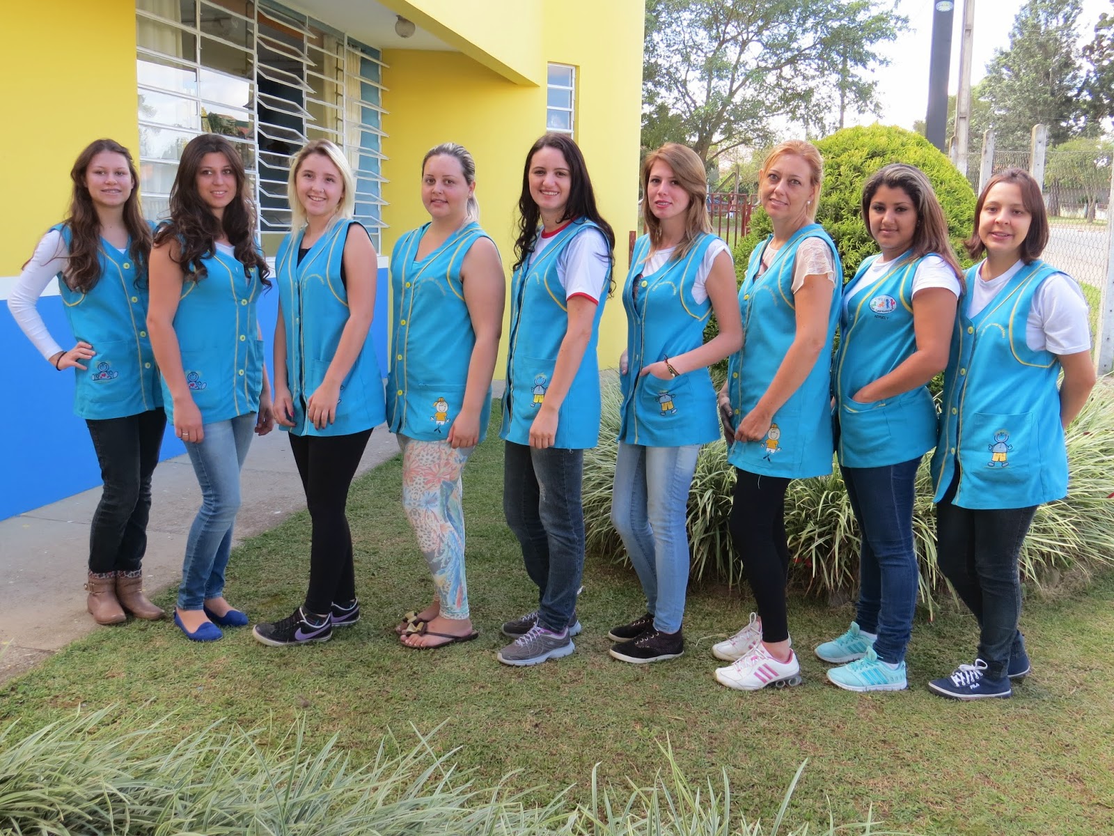 CMEI "Prof.ª Lenir Rodrigues": Professoras e estagiárias