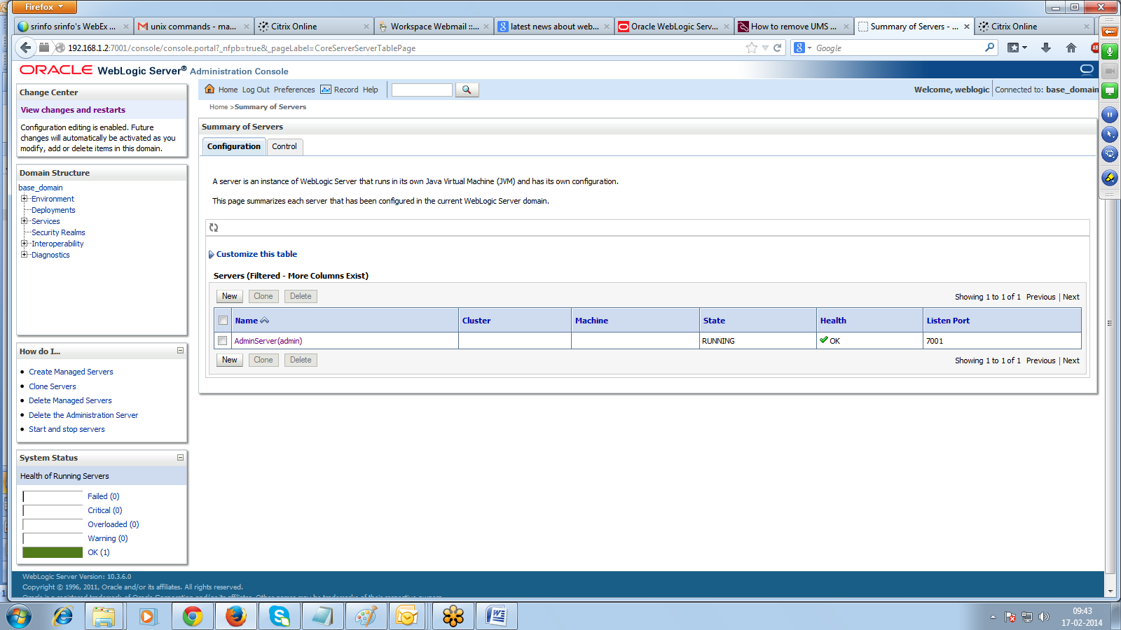 DehinWeblogic: Configuring Managed Servers in Weblogic Administration ...