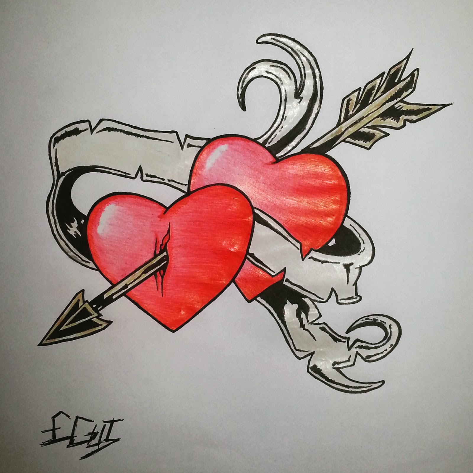 CREANDO & DIBUJANDO: Corazones