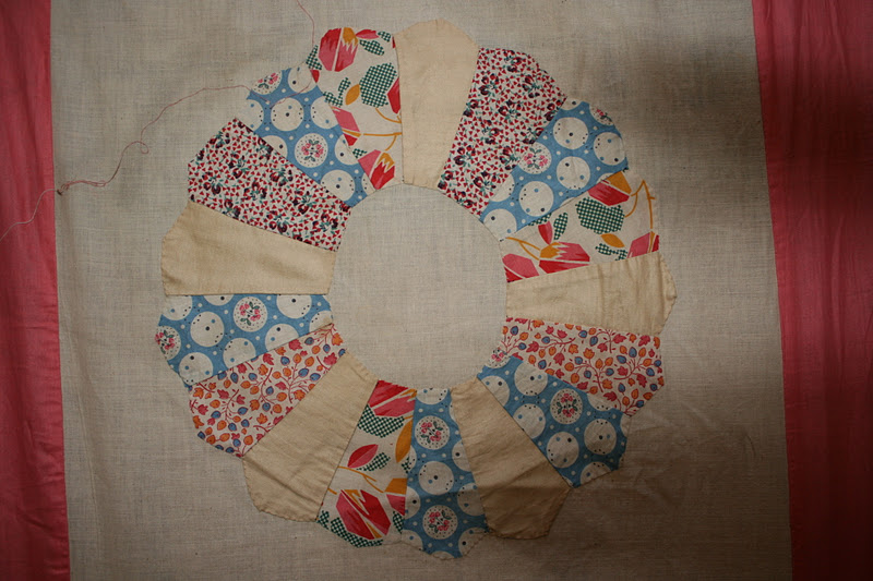 Buzzing and Bumbling: Depression Era Quilt Top?