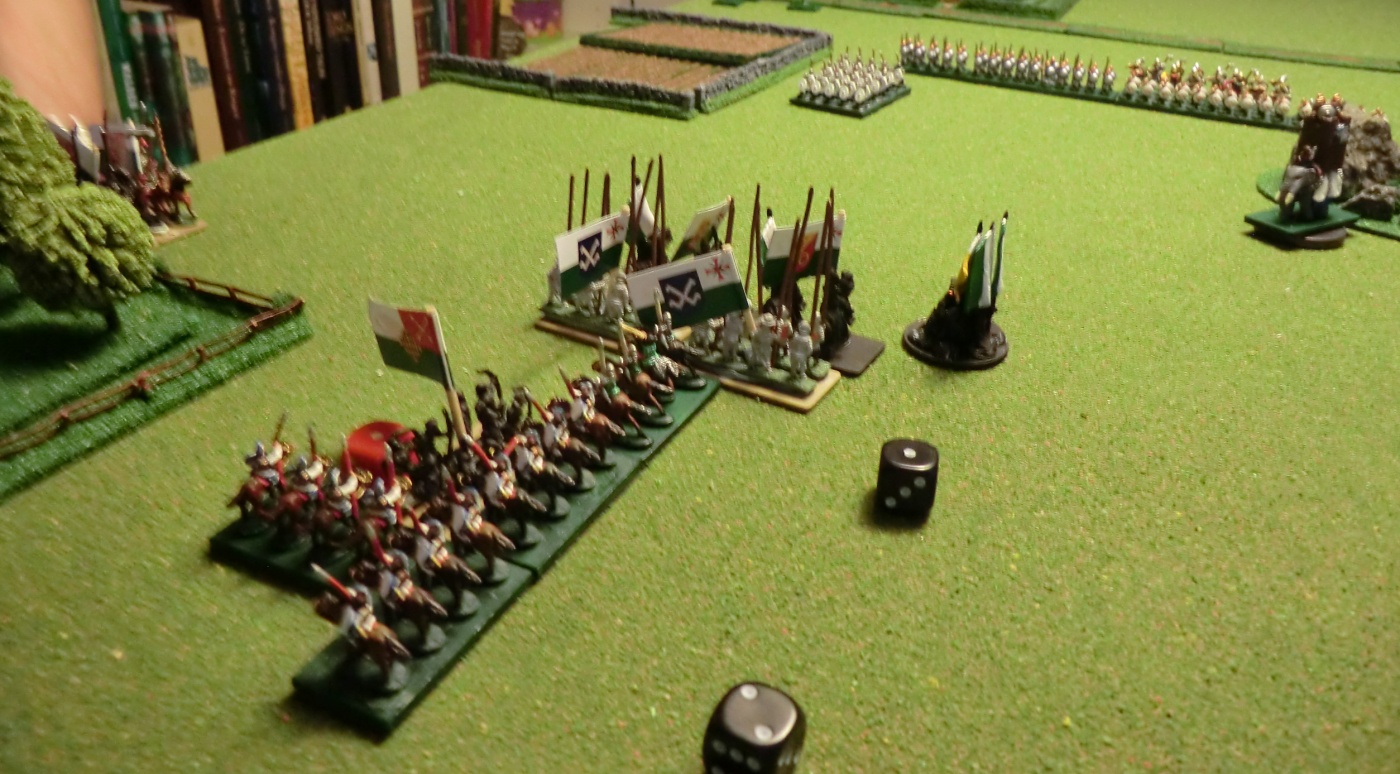 Warmaster: Warmaster Battle Report - 500p Wacky Warmaster - Game One