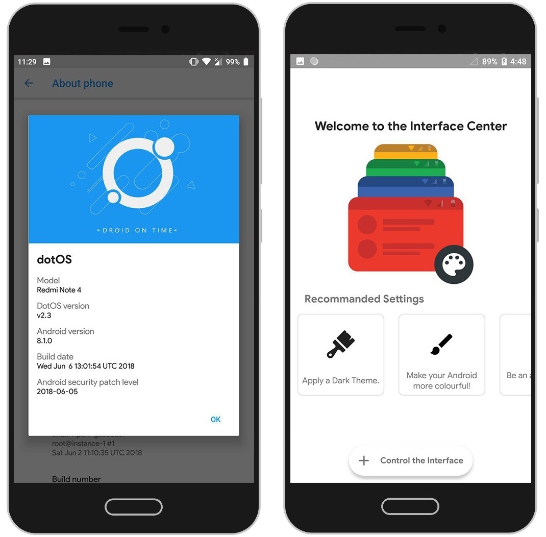 dotOS Updated With Android P Style QS Panel, June Security Patch & More - AndroGuider | One Stop ...