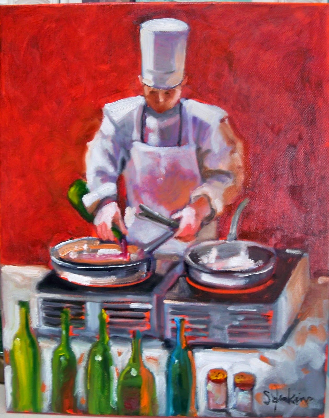 Susan Jenkins Morning Paintings: CHEF