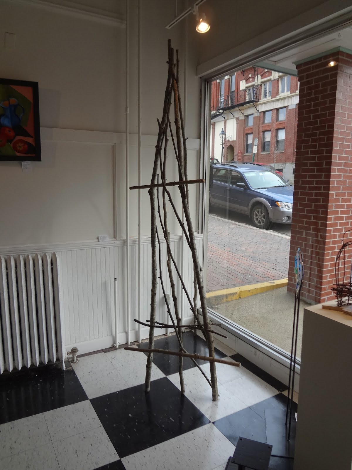Twig Structures at Centre Street Arts Gallery thru March 23, 2013