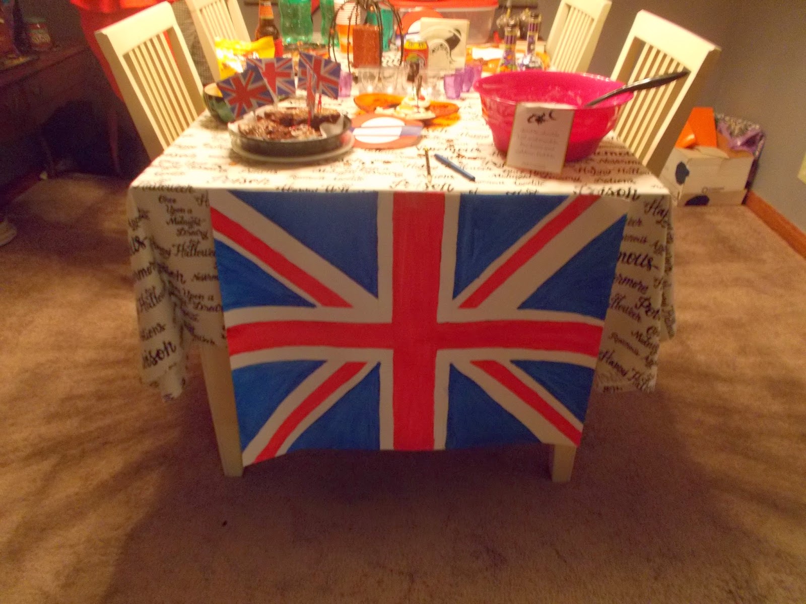 All Grown Up Parties: A British Themed Halloween Party