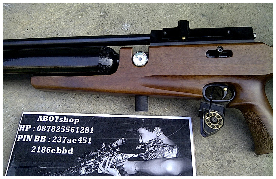 senapan angin pcp: senapan angin gas pcp AIRARMS monster dobel tabung ...