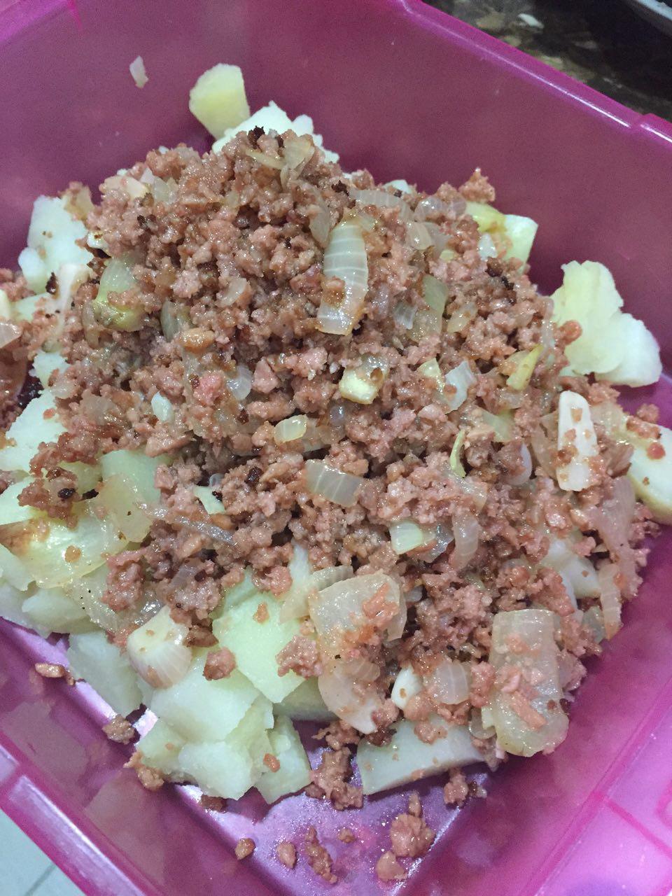 [Resepi] Salad Kentang Daging Super Sedap | Wakdingding