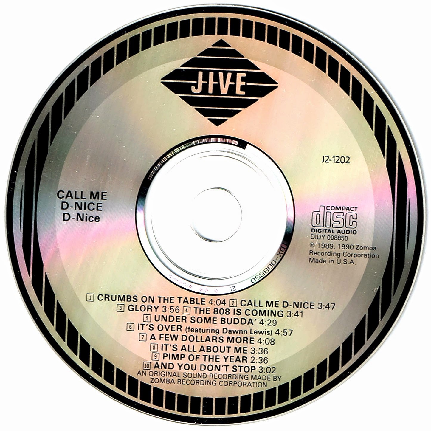 CDS___SINGLES____COLECTION________________ : D Nice - Call Me D Nice (CD)