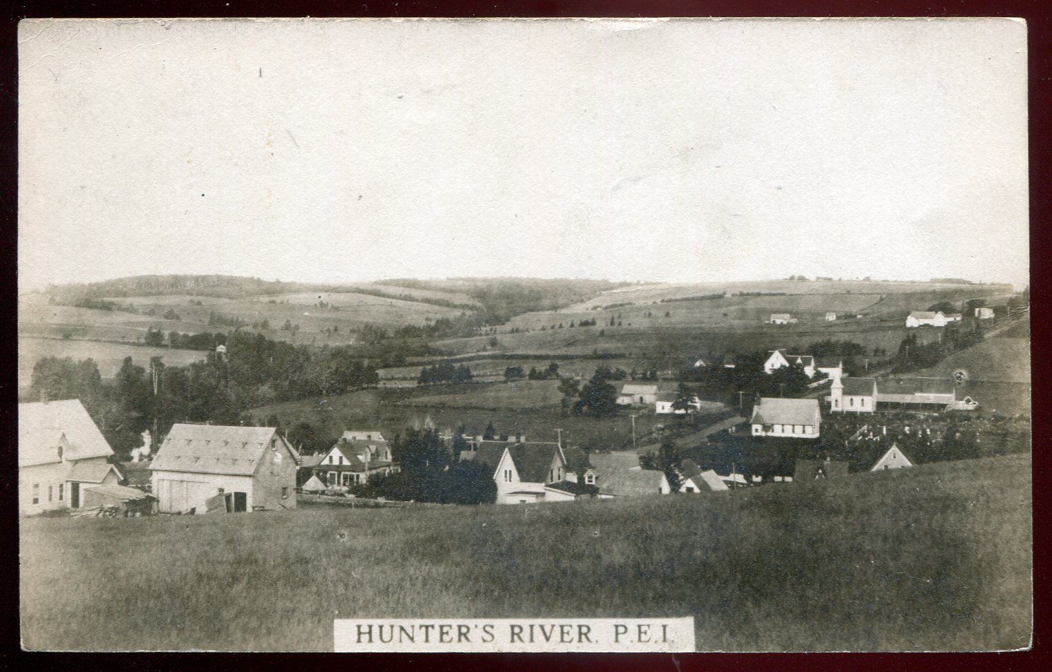 P.E.I. Heritage Buildings: 1916 Hunter River Post Card on ebay